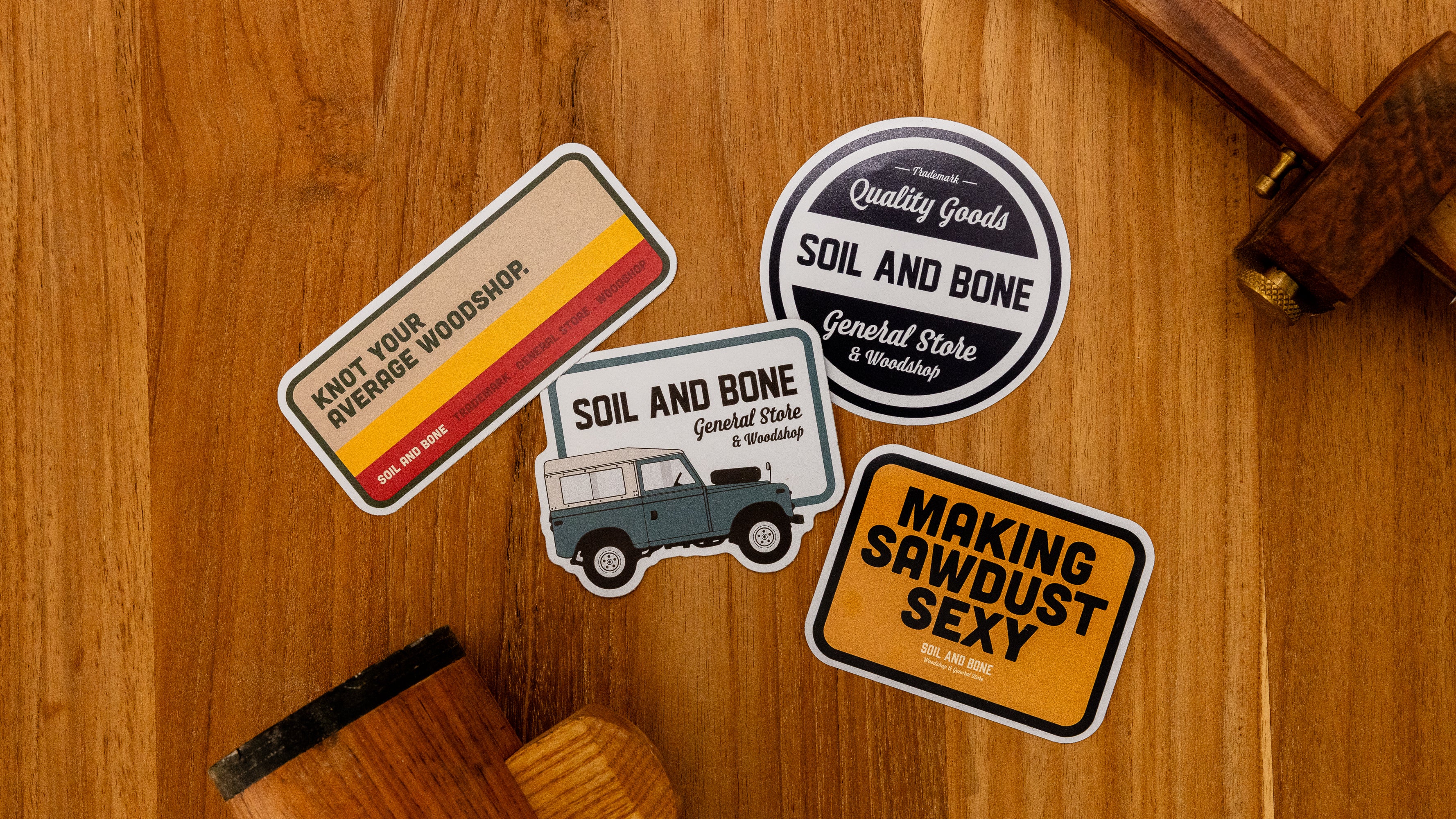 Stickers – Soil and Bone